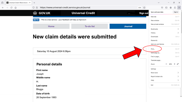 Getting information from your online universal credit account | CPAG